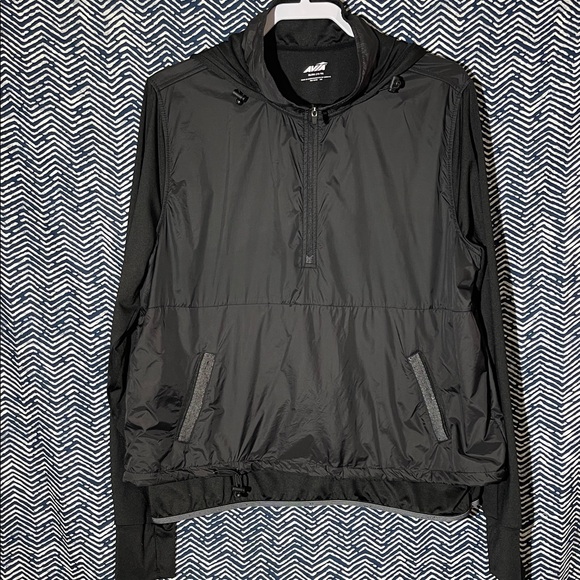 Avia | Other | Avia Black Windbreaker Hooded Jacket | Poshmark